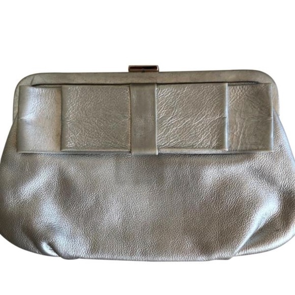 J. Crew | Bags | Jcrew Silver Clutch | Poshmark